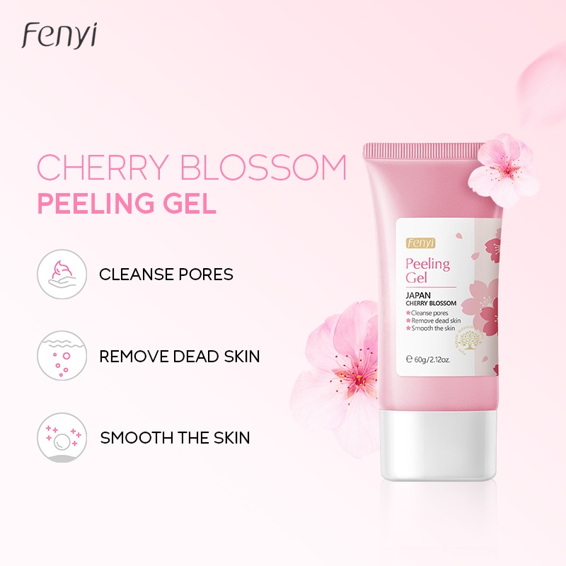 Fenyi Cherry Blossom Peeling Gel Facial Scrub Exfoliating Remove Dead ...