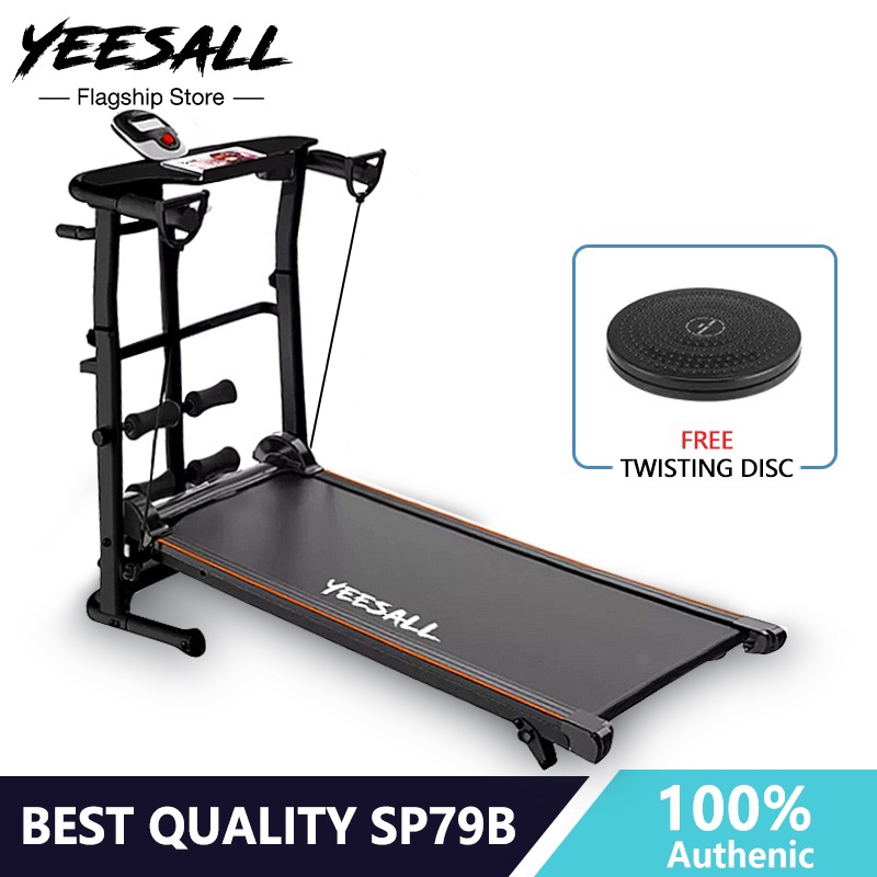 Yeesall Treadmill with Shock-Absorbing Belt multifunctional treadmill ...