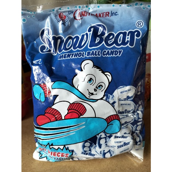 Philippine product SnowBear menthol candy | Shopee Philippines