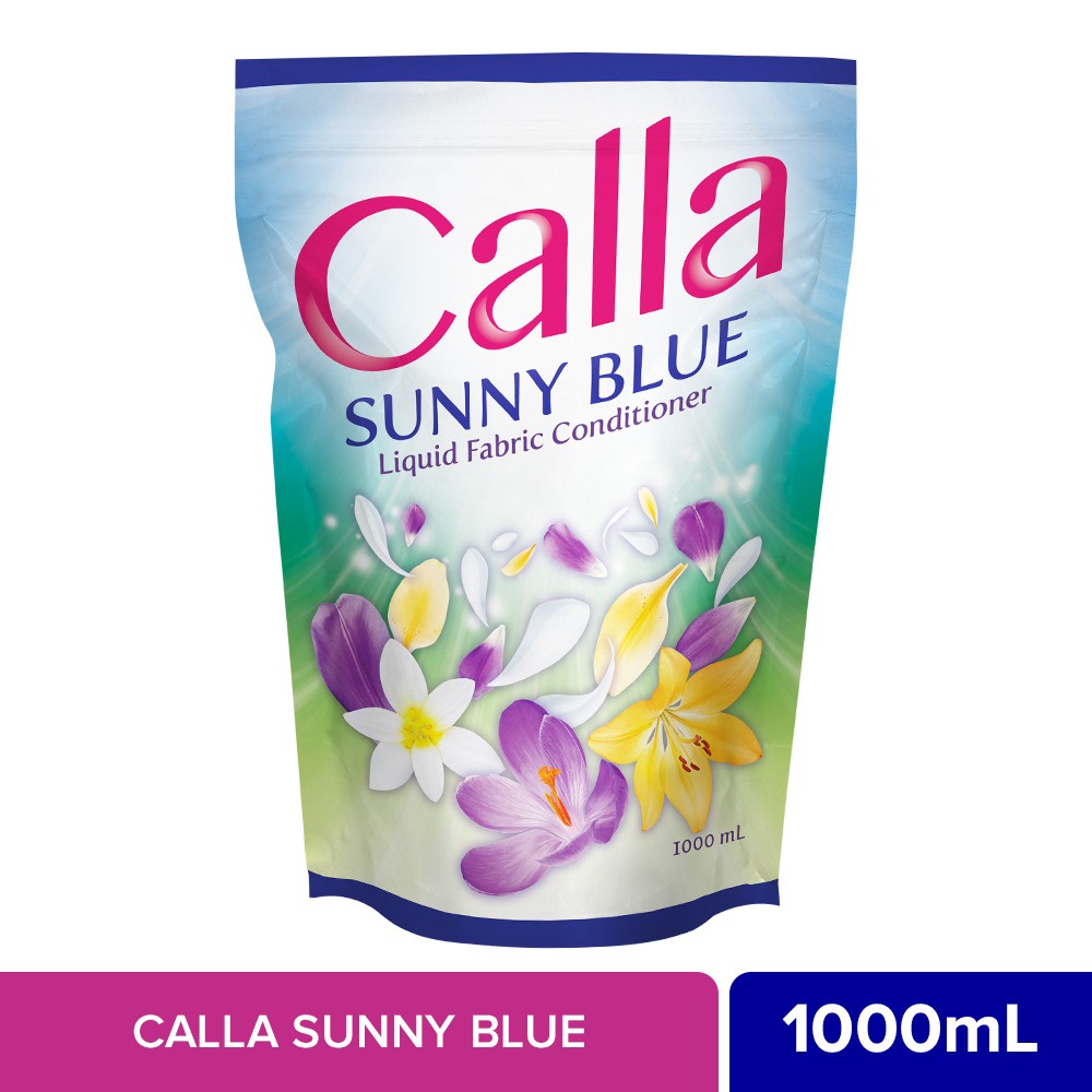 Calla Fabric Conditioner Sunny Blue 1Liter | Shopee Philippines