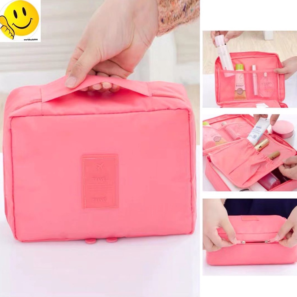 BB014 Multi Portable Waterproof Travel Organizer Makeup Pouch | Shopee ...