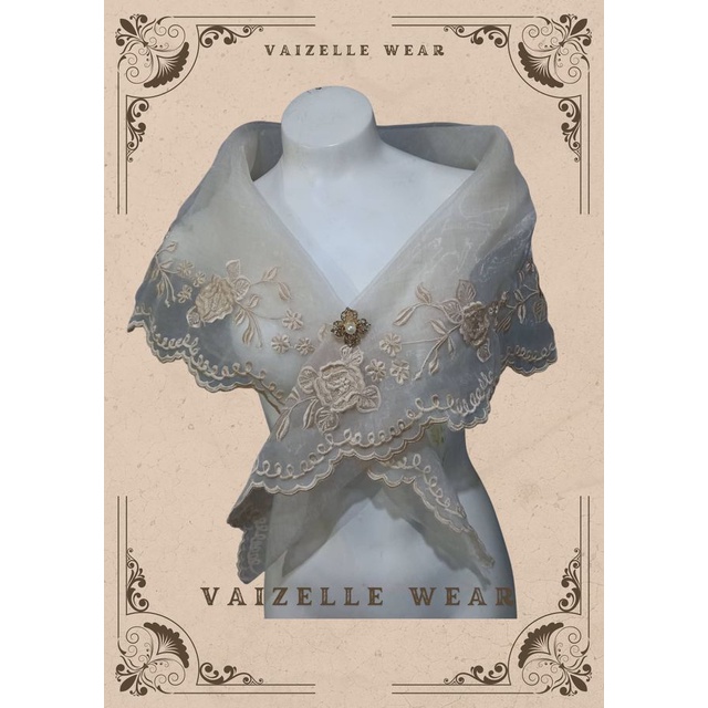 ALAMPAY PINA ORGANZA FABRIC makapal | Shopee Philippines