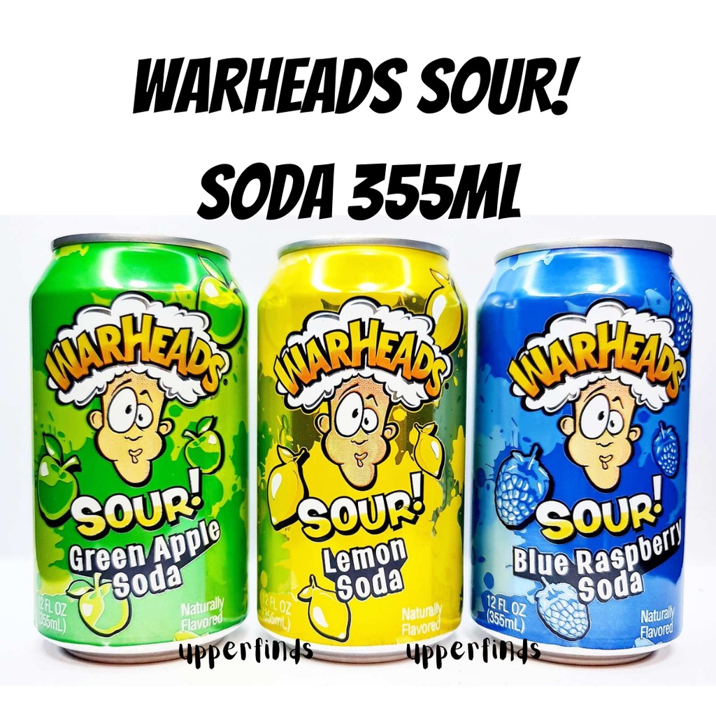 WARHEADS SOURS! SODA 355ML FROM USA | Shopee Philippines