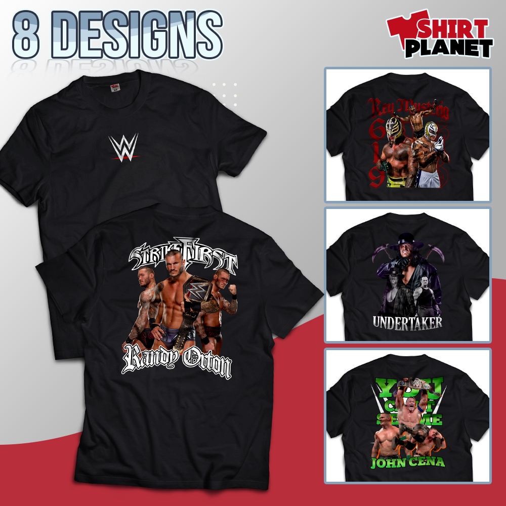 Wrestling Bootleg Inspired by Undertaker John Cena Big Sow Rey Mysterio ...