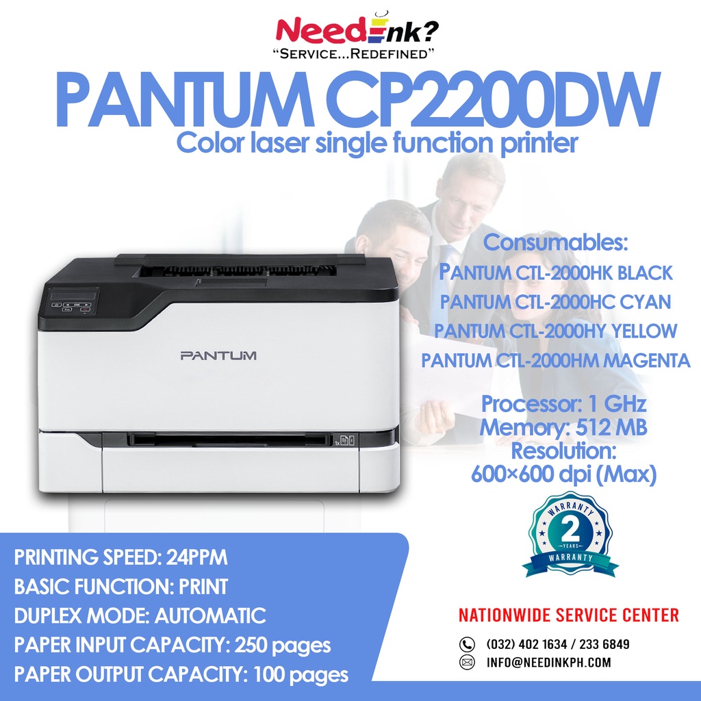 Pantum CP2200DW Color Laser Single Function Printer | Shopee Philippines