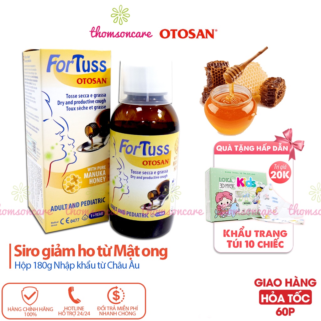 Fortuss Otosan Baby Cough Reduction Syrup - Supports To Soothe Cough ...