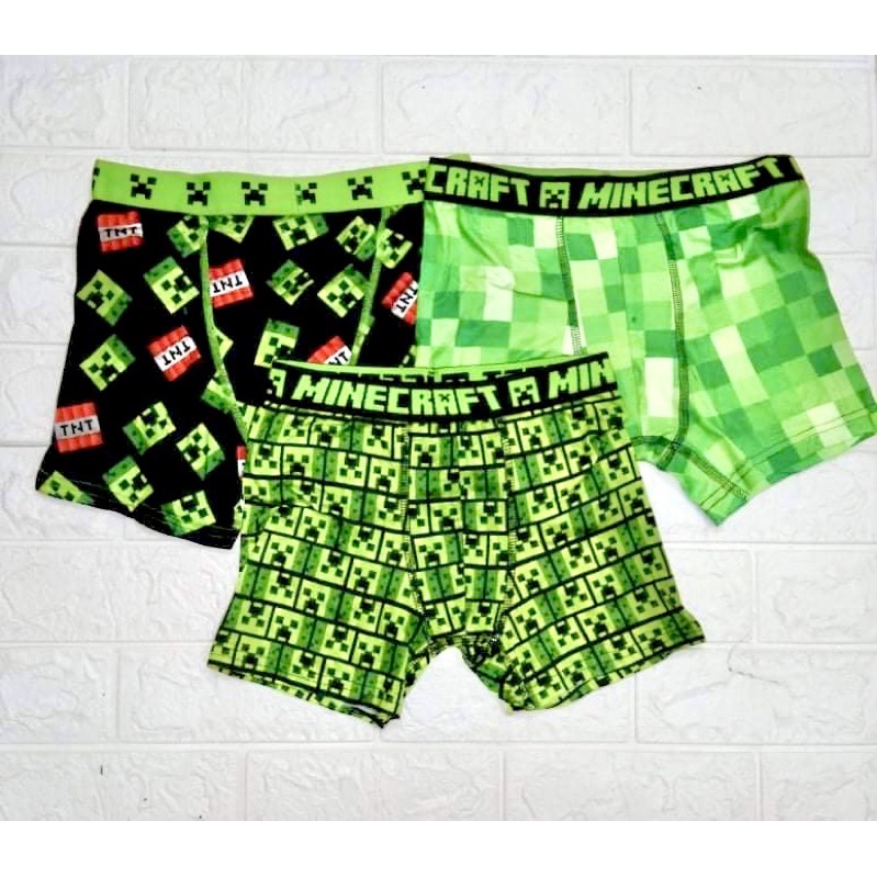999kenken!New Arrival Minecraft Boxer Brief For Kids Boys Sale | Shopee ...