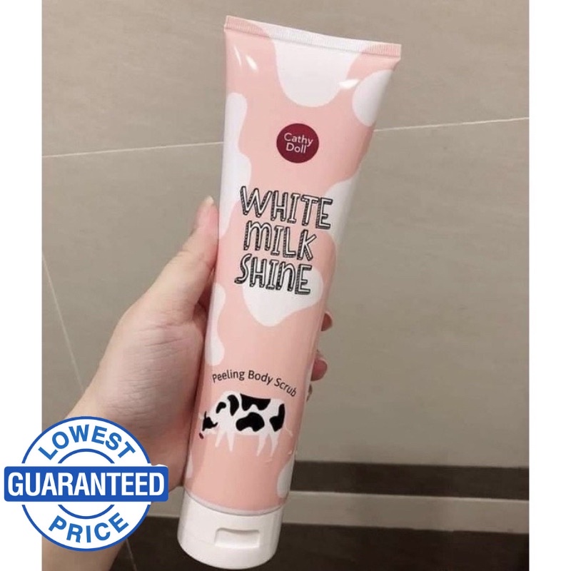 Cathy Doll White Milk Shine Peeling Body Scrub (320ml) | Shopee Philippines