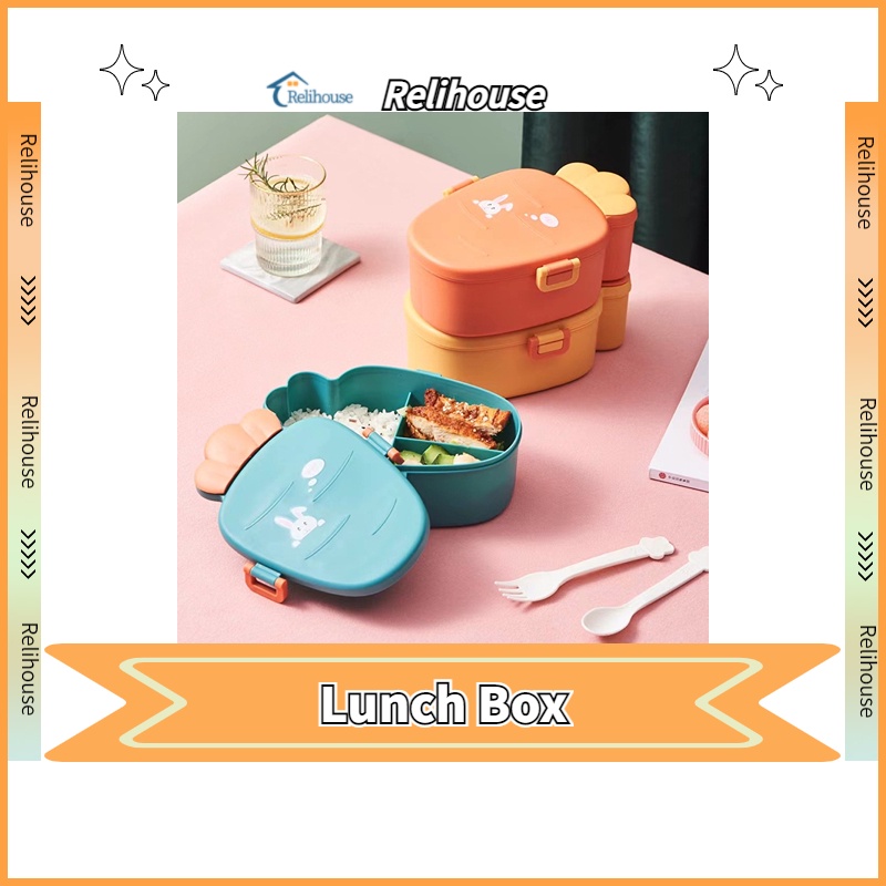 RELI Creative lunch box for kids radish shape lunch box portable lunch ...