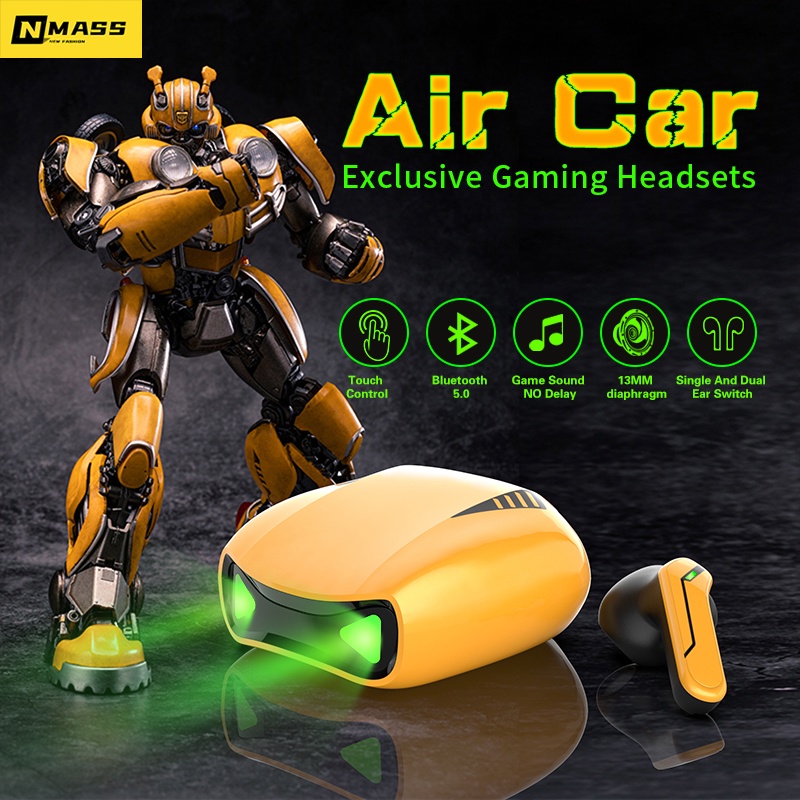 Latest Bumblebee Gaming Earphones Wireless Bluetooth Headset Low ...