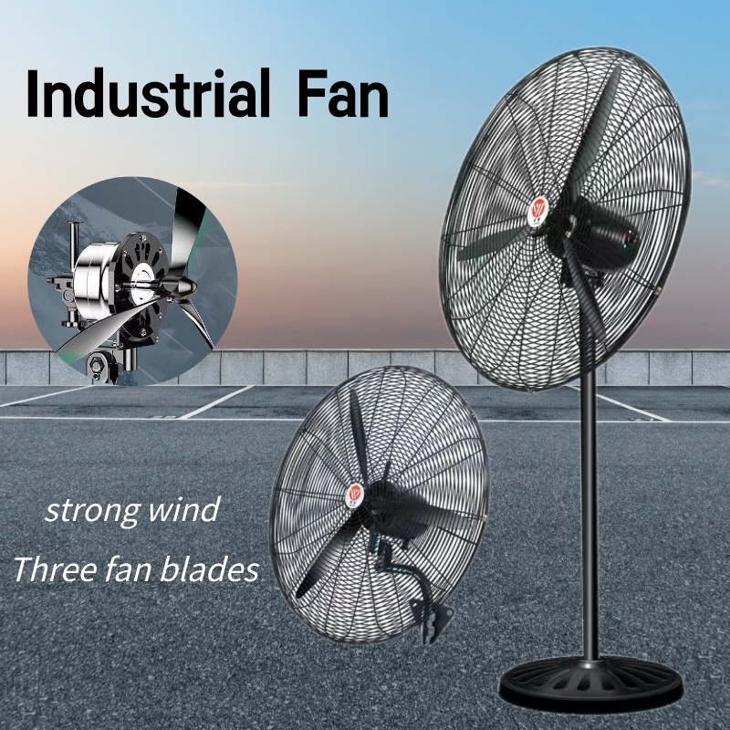 Stand Fan Industrial Electric Fan Heavy Duty 30 Inch Three Speed ...