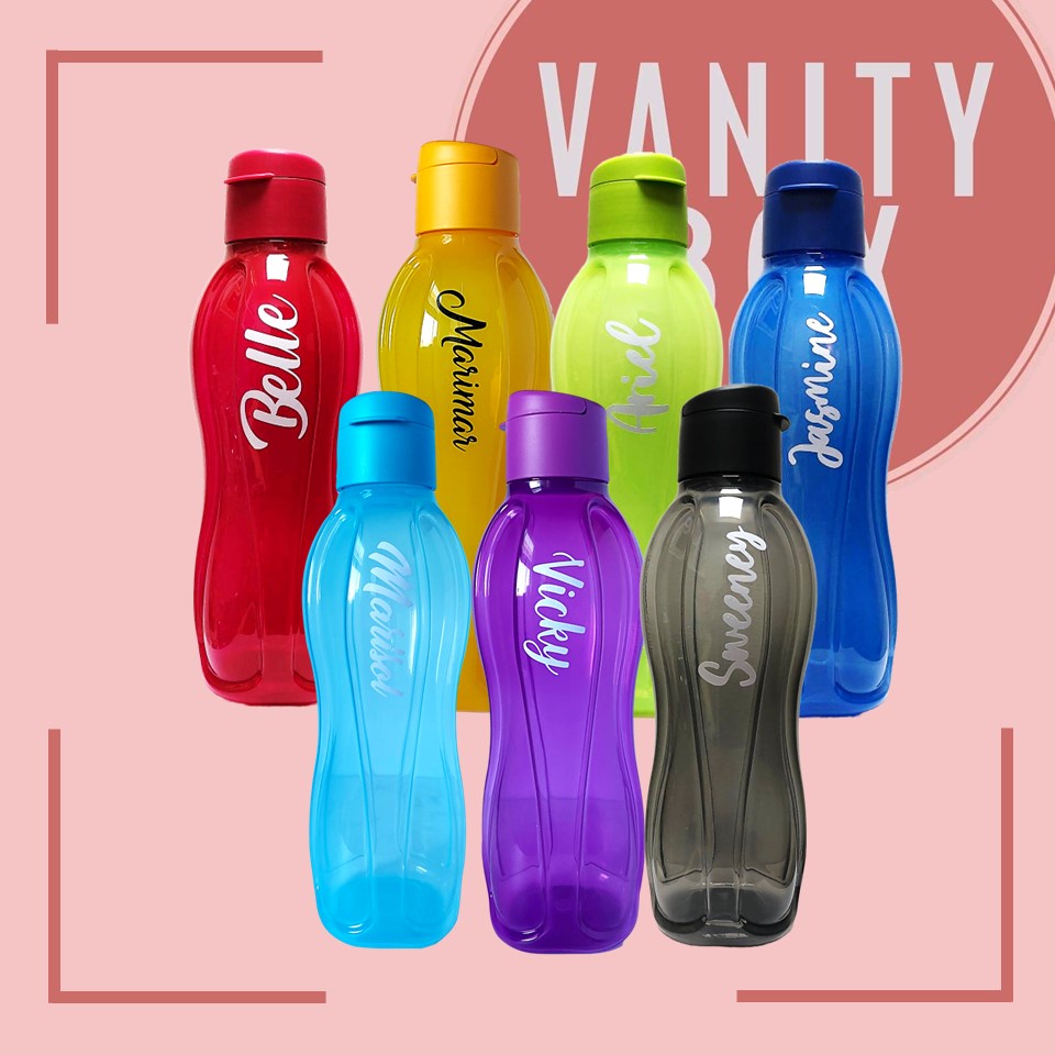 Tupperware Personalized Eco Bottle 1L with Sipper Seal | Shopee Philippines