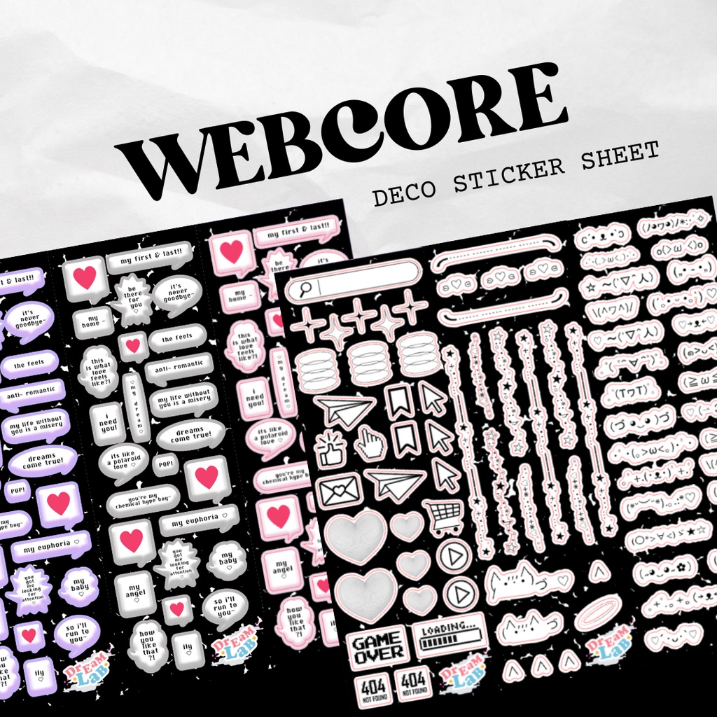 dreamlab.co | webcore deco pt 1 | kaimoji text speech bubble mail text ...