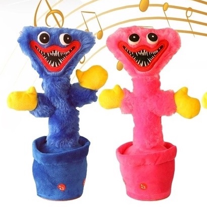 Cactus Dance Huggy Wuggy Poppy Playtime Plush Doll Talking Recording ...