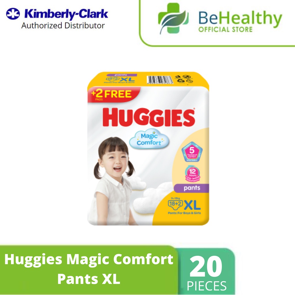 Huggies Magic Comfort Pants XL (eco pack) - 20 pcs | Shopee Philippines
