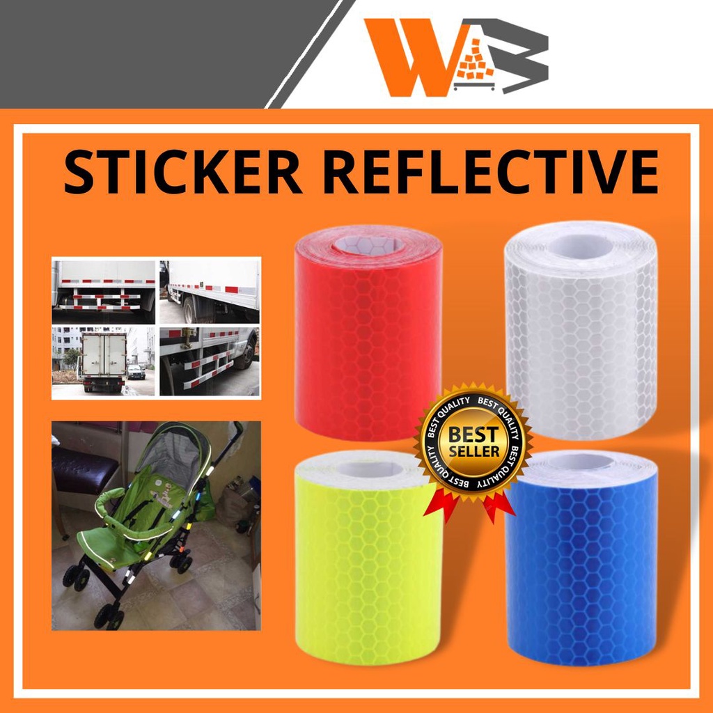 CAHAYA Reflective Stickers Light Reflector Sticker Car Sticker Box ...