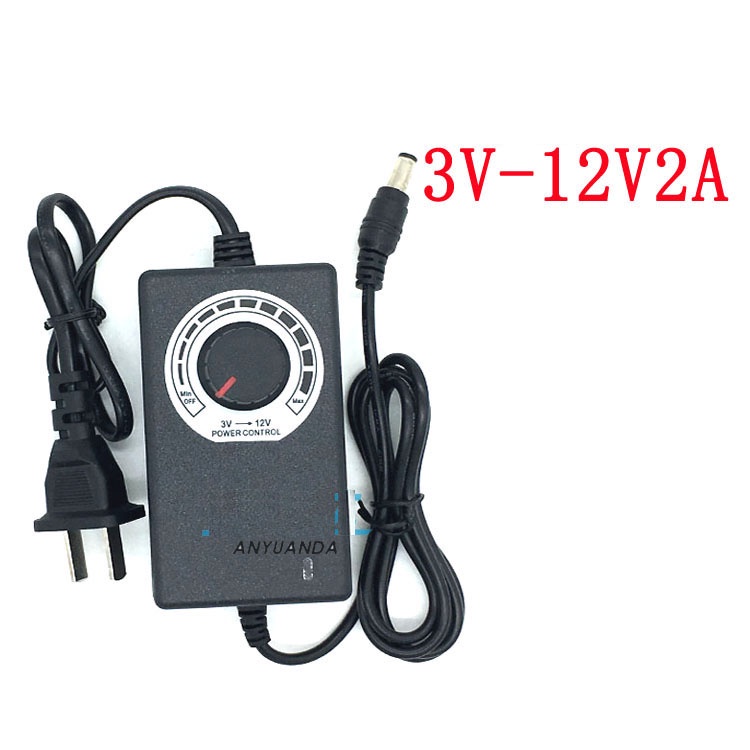 Adjustable ON/OFF Adapter 3V-12V 2A of voltage 3V 4.5V 5V 6V 7.5V 8V 9V 10V 12V 1A 2A 24W power ...