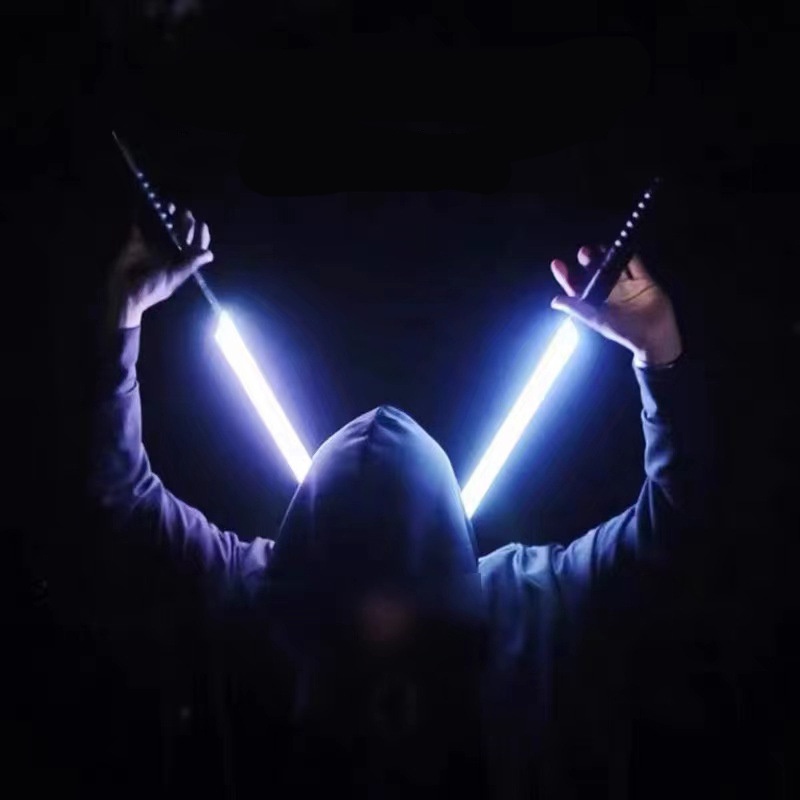 Laser Sword Star Wars Retractable Lightsaber Glowing Toy Glow Stick ...