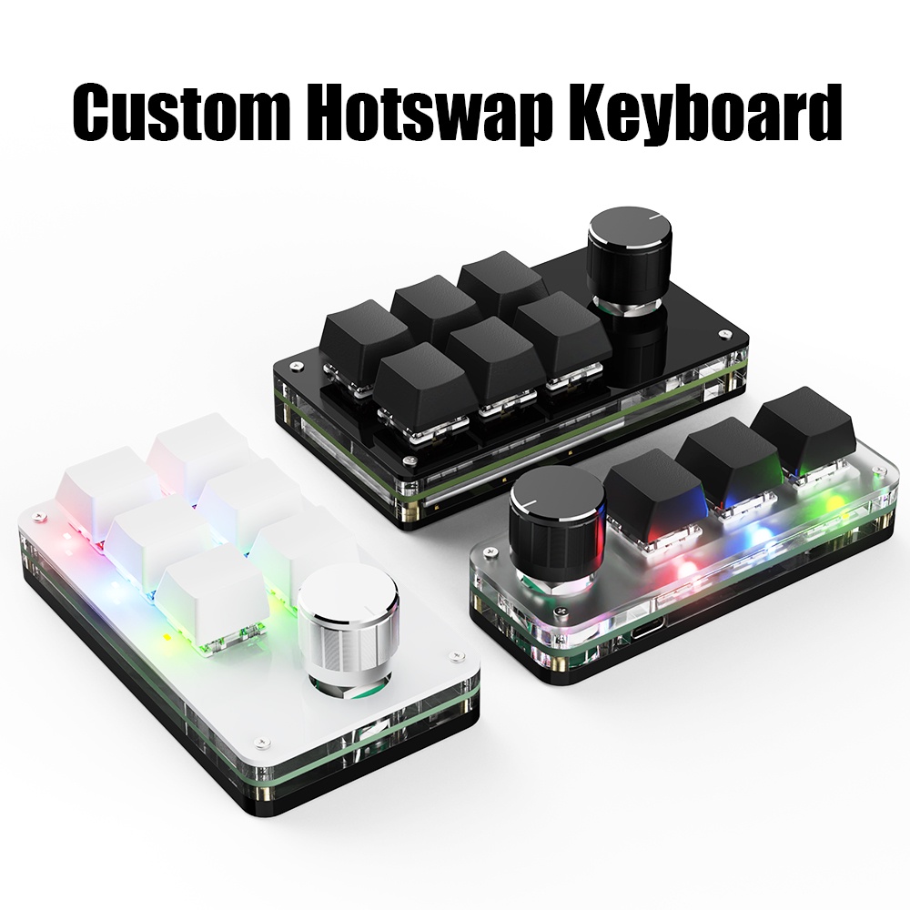 Programming Macro Custom Knob Keyboard RGB 3 Key Copy Paste Mini Button ... Programming Macro Custom Knob Keyboard RGB 3 Key Copy Paste Mini Button ...