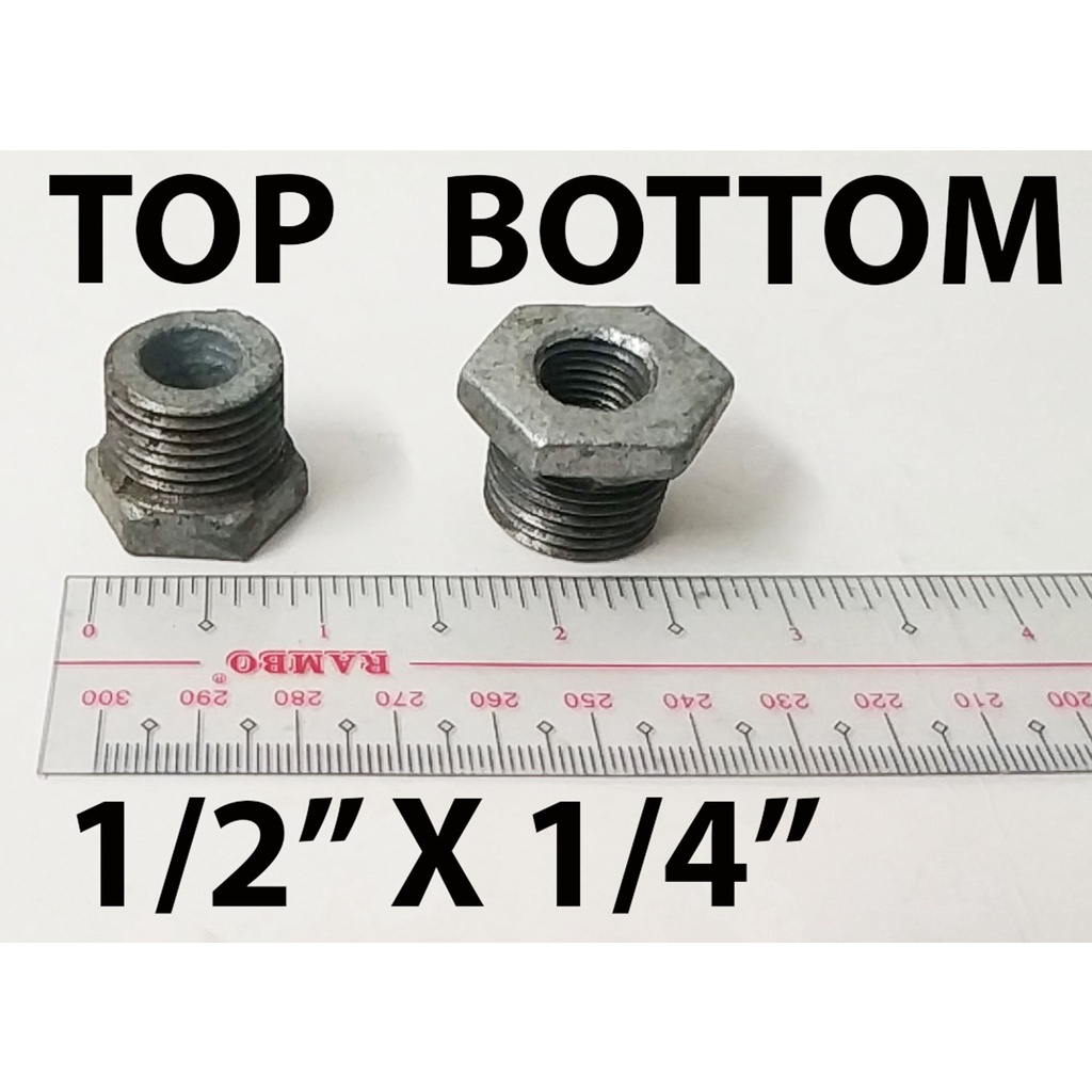 Mech Gi Bushing Reducer 1 2 X 1 4 Sch40 Threaded Screw Type