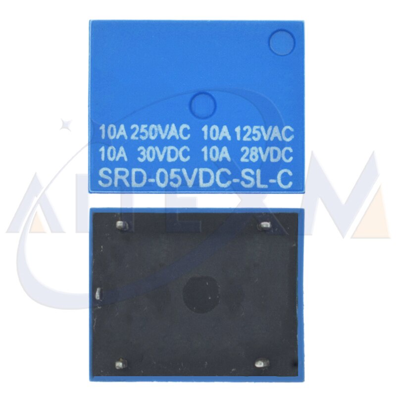 Relay SRD-5VDC-SL-C SRD-12VDC-SL 5V/12V Relays 5PINS Power Relays 10A ...