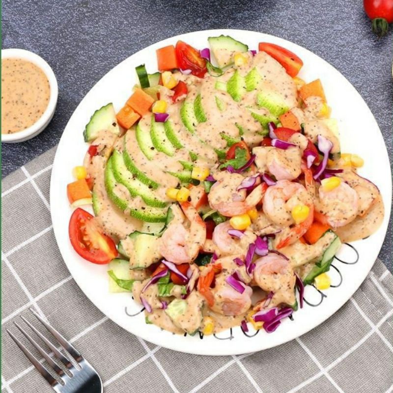 Vegetable and Fruit Salad Dressing Sesame Dressing Thousand Island ...