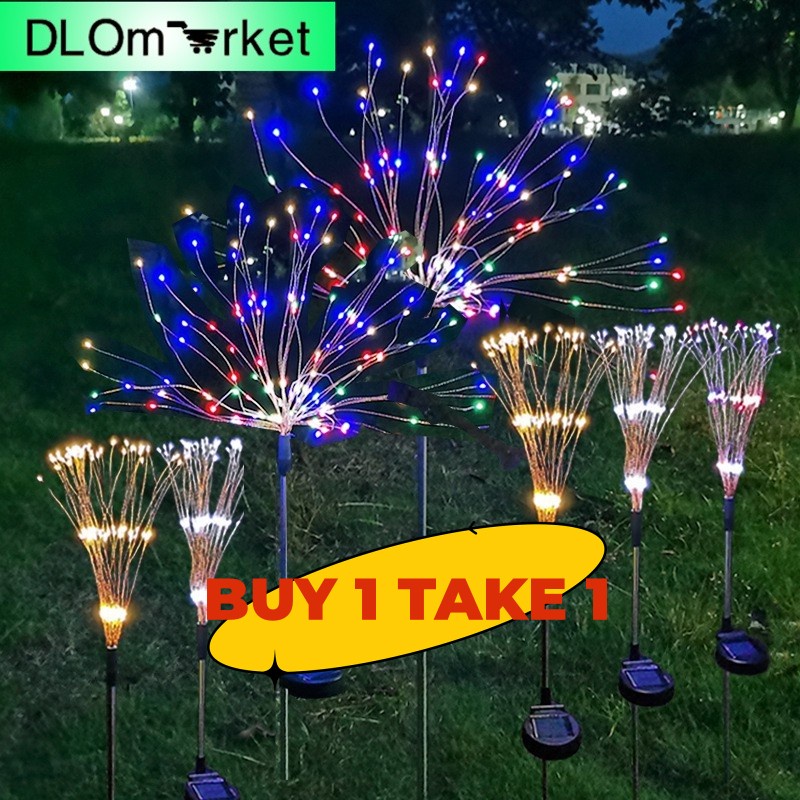 Solar Powered String lights 90/120 LED BUY 1 TAKE 1 Light String Splash ...