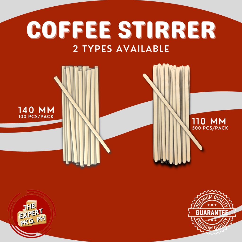Disposable Coffee Stirrer Sticks (Eco-Friendly) Wooden Sticks (500pcs ...