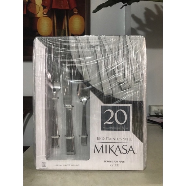 Mikasa 20-PC SET 18/10 Stainless Steel Flatware Kyler | Shopee Philippines