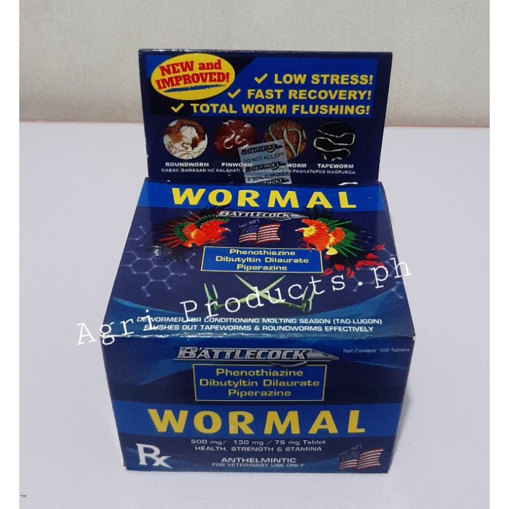Wormal tablet (100 Tablets) | Shopee Philippines