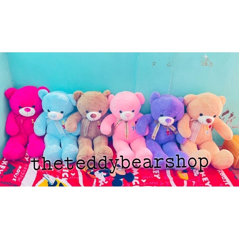ttbs COD Teddy bear iheartu chest 90cm(3ft) | Shopee Philippines