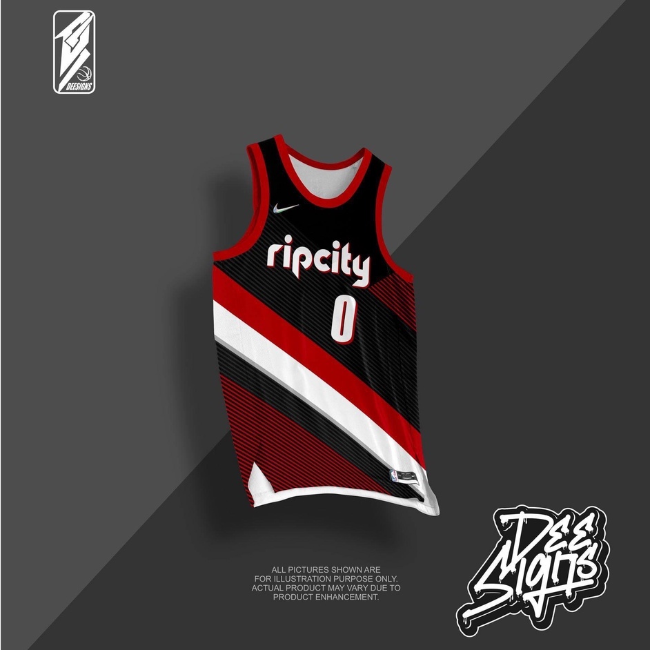 RIP CITY 07 basketball jersey full sublimation jersey fanwear | Shopee ...