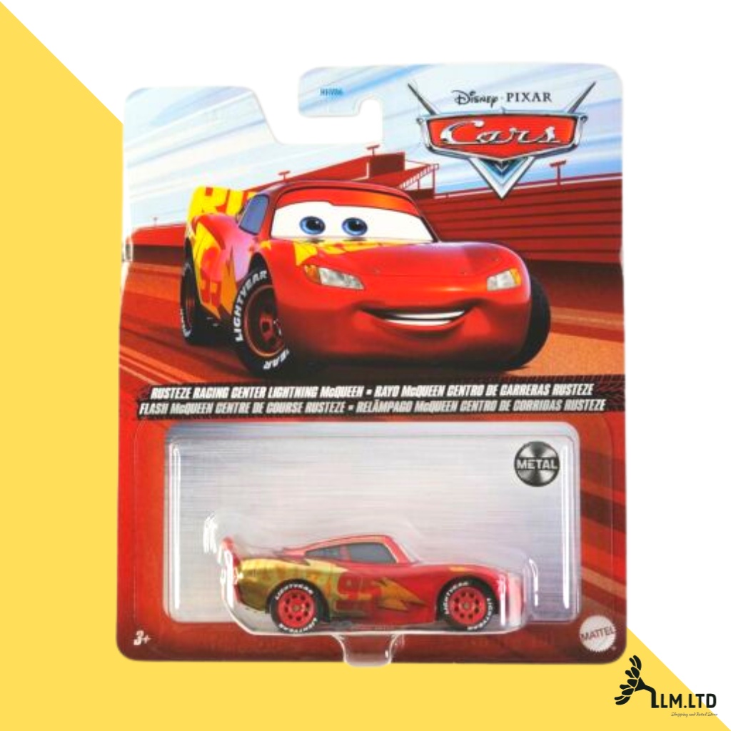 2022 Disney Pixar Chase Car: Rusteeze Racing Center Lightning McQueen ...