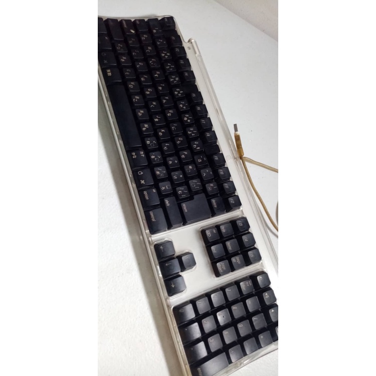 Vintage Apple Pro USB Wired Keyboard M7803 Clear/Black Tested | Shopee ...