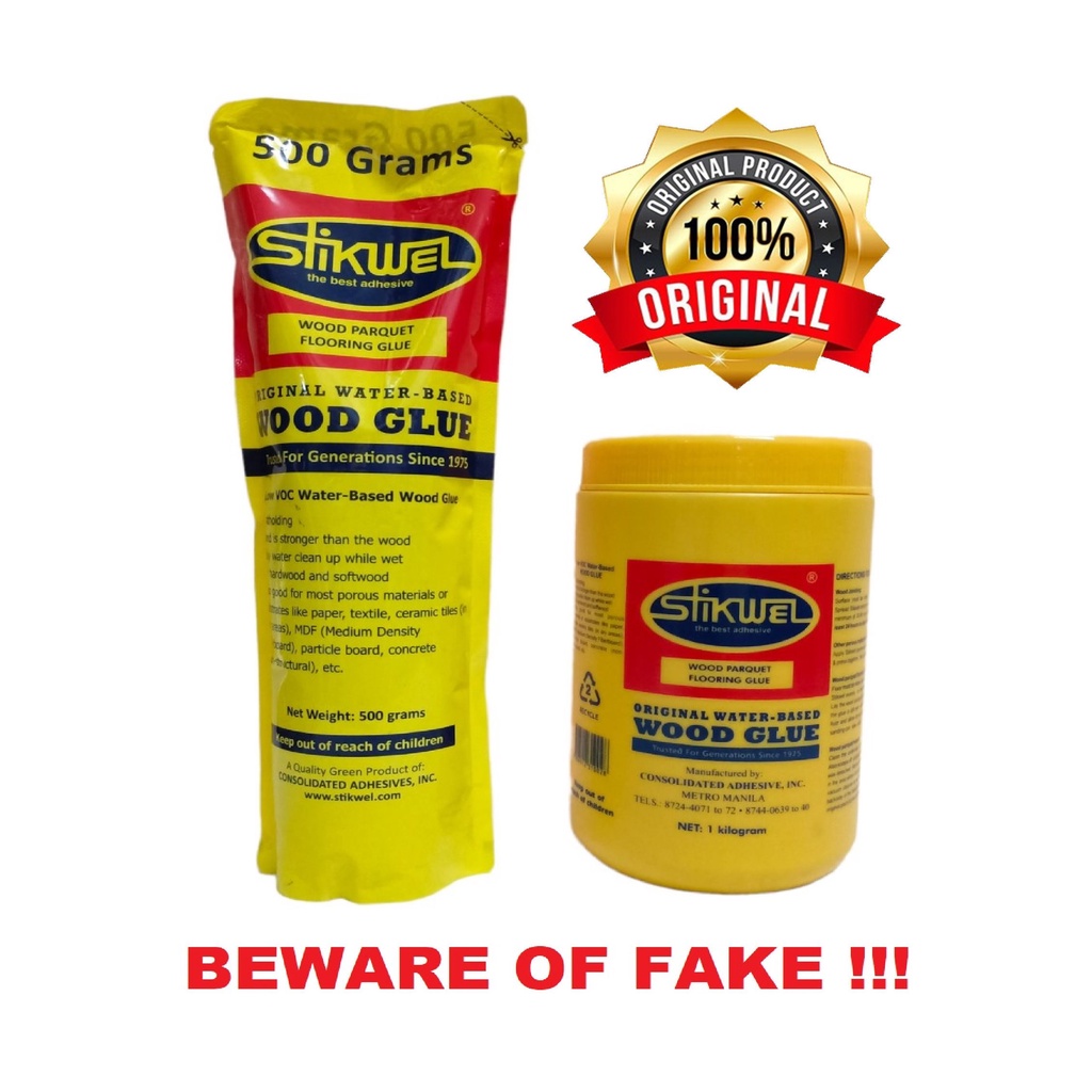 STIKWEL GLUE 500g & 1 KILO FOR WOOD PARQUET | Shopee Philippines