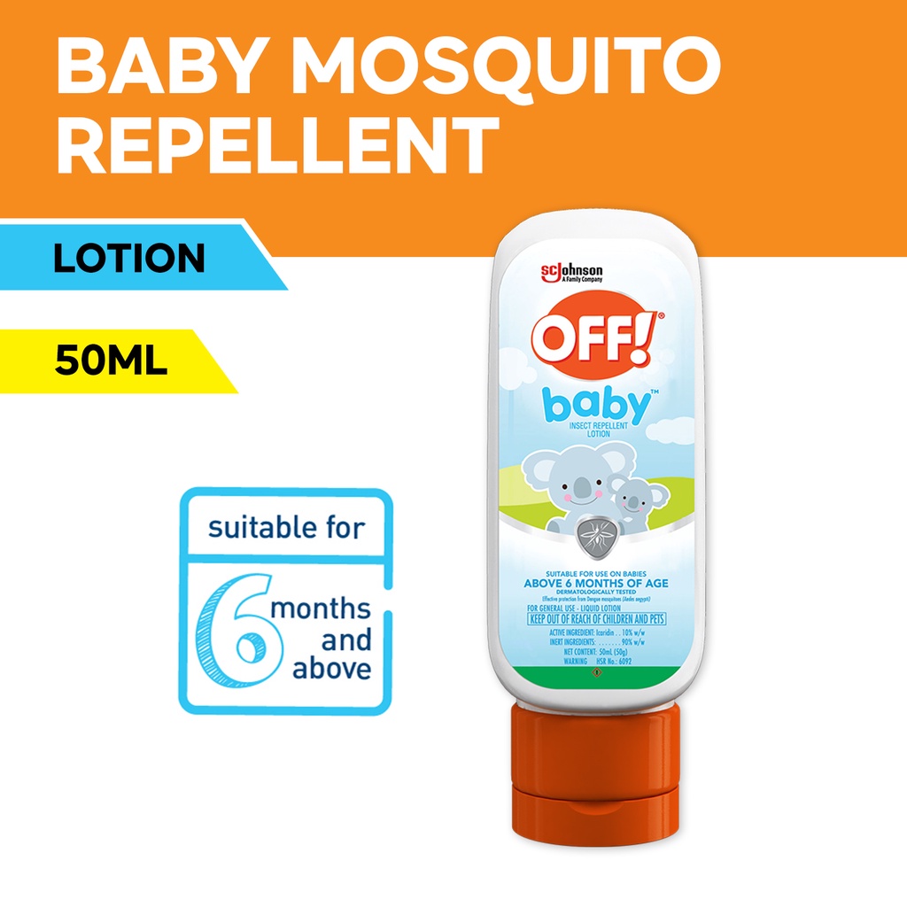 OFF! Mosquito Repellent Lotion - Baby 50ml | Shopee Philippines