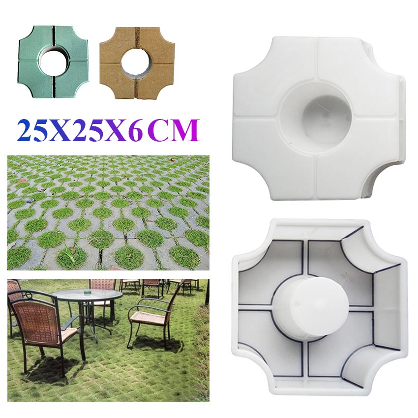 DIY Middle Hole SHape Brick Path Molds Pavement Walkway Reusable ...