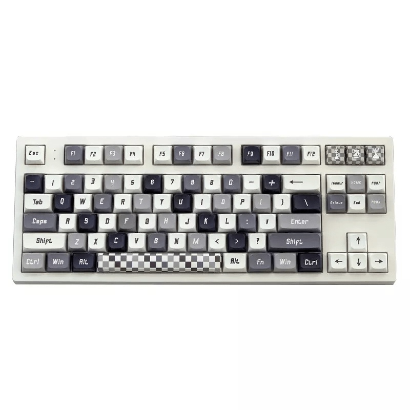 Checkerboard 130 Keys PBT Dye-Subbed XDA Profile Keycaps Set for ...