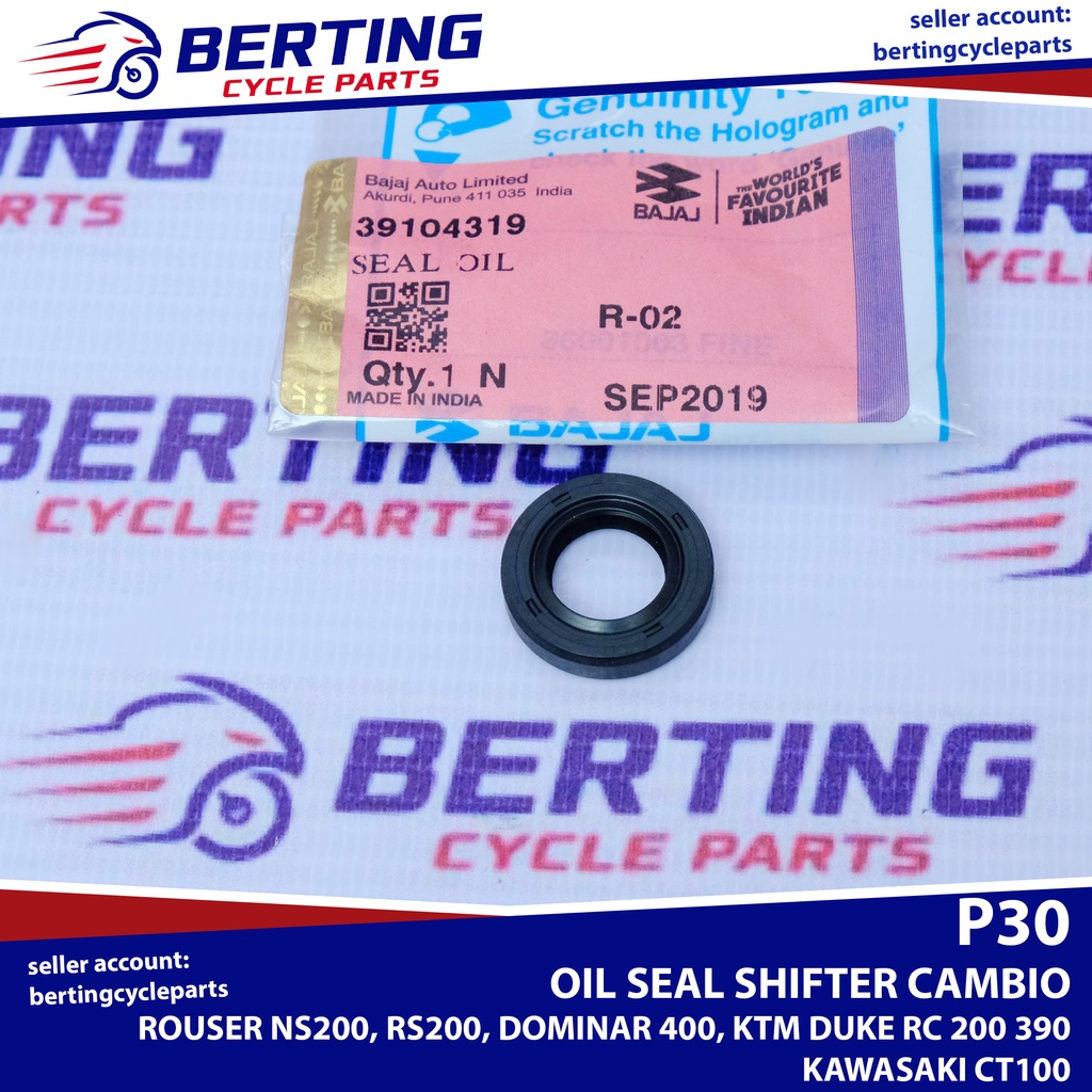 OIL SEAL CAMBIO SHIFTER Rouser NS200 RS200 Dominar 400 CT100 KTM Duke ...