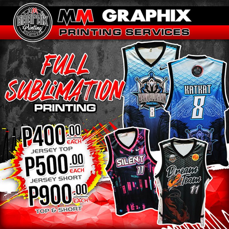 FULL SUBLIMATION PRINTING | MM Graphix | Shopee Philippines