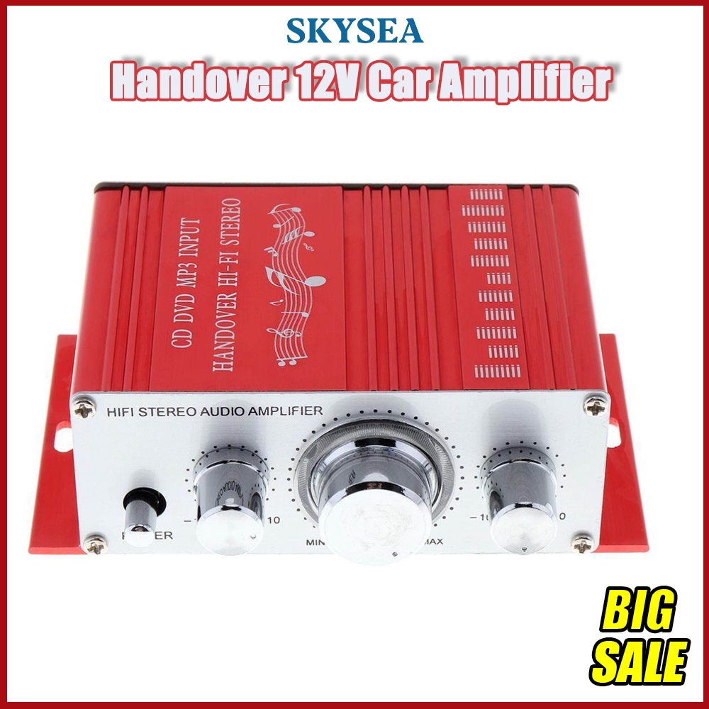 Mini Hi-Fi Stereo Audio Small Amplifier AMP for Car Motorcycle Radio ...