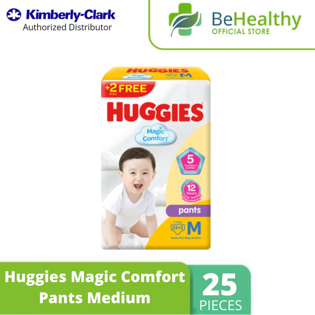 Huggies Magic Comfort Pants Medium (eco pack) - 25 pcs | Shopee Philippines