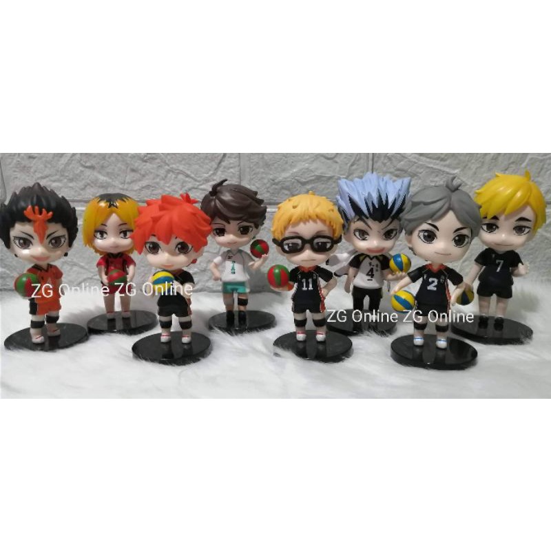 Haikyuu Chibi Big Head & QPosket Action Figure Cake Topper & Decoration ...