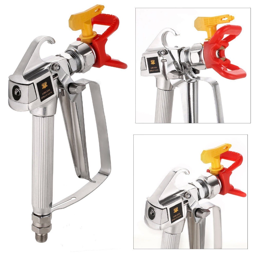 Airless Spray Gun High Pressure Paint Sprayer Inline Paint Swivel Spray ...