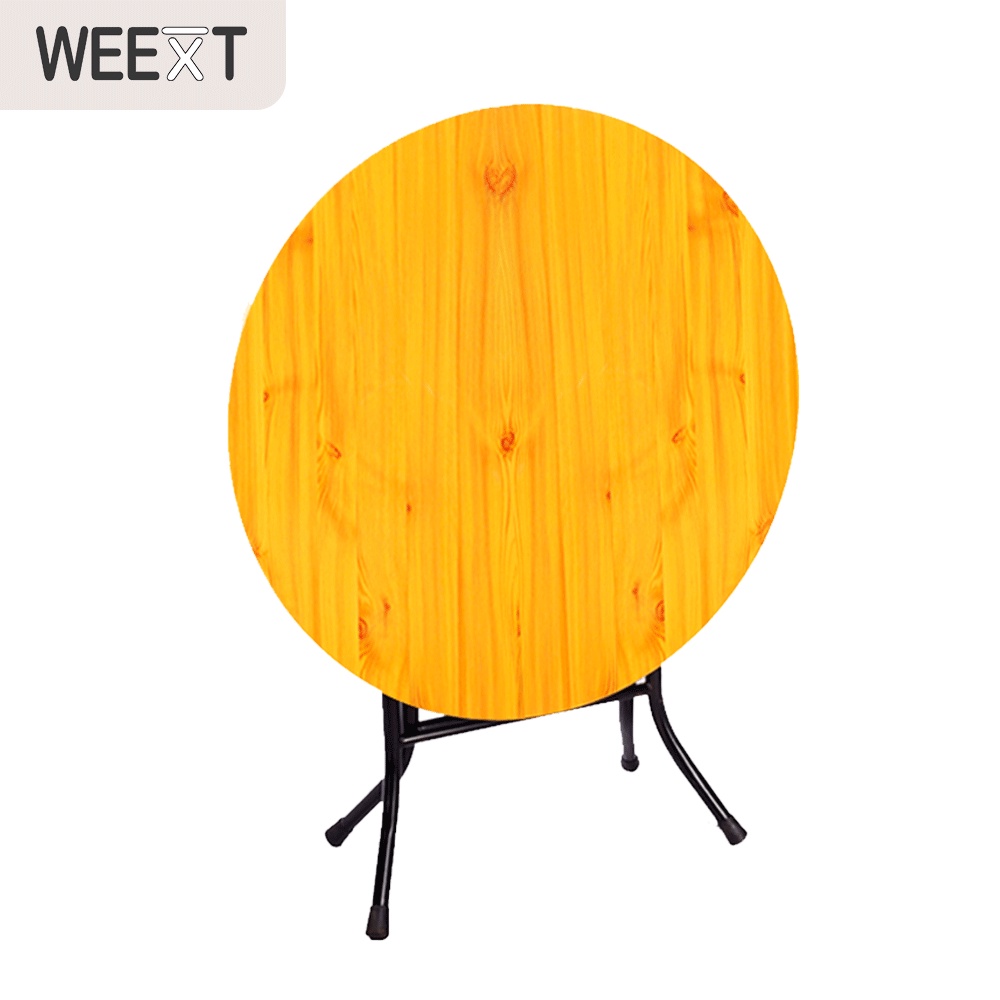 WEEXT Folding Round Dining Table 80cm x 80cm x 107cm Big | Shopee ...