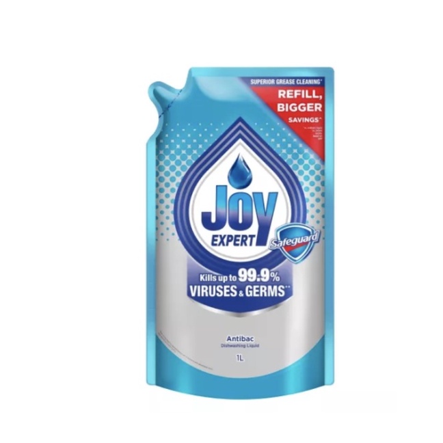 Joy Expert Antibac with power of Safeguard Diswashing Liquid 1Liter ...
