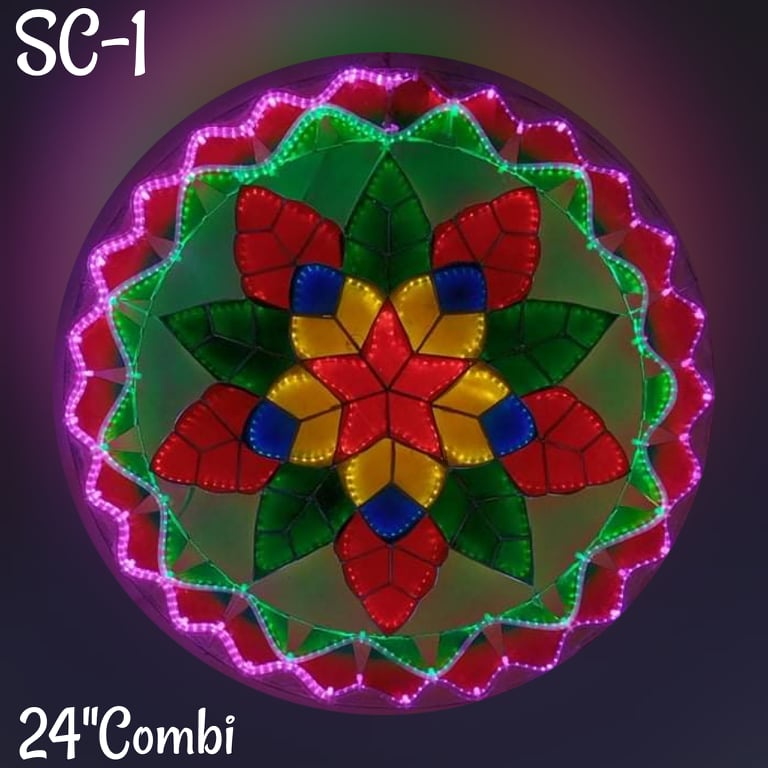 Special Combi LED Parol made of Capiz size 24 | Shopee Philippines
