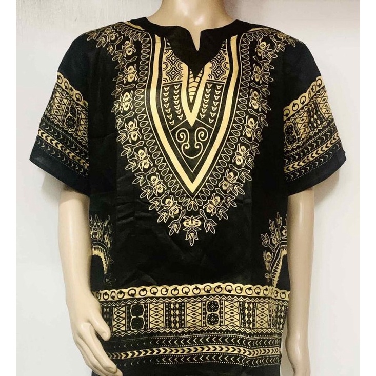 Maleo Gold Dashiki Shirt/Batik/Indian/Bohemian/Boho | Shopee Philippines