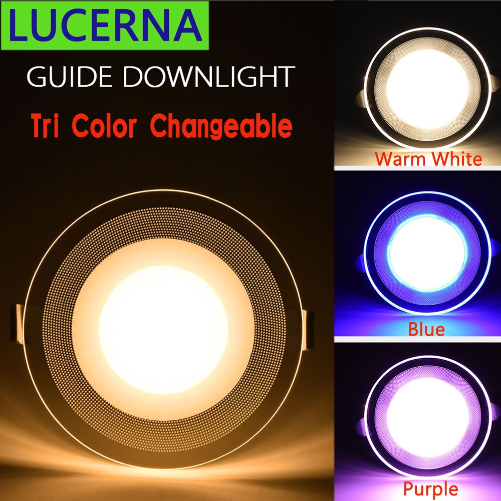 5W Ceiling Downlight Tri color Pin Light LED Downlight Dining Living ...