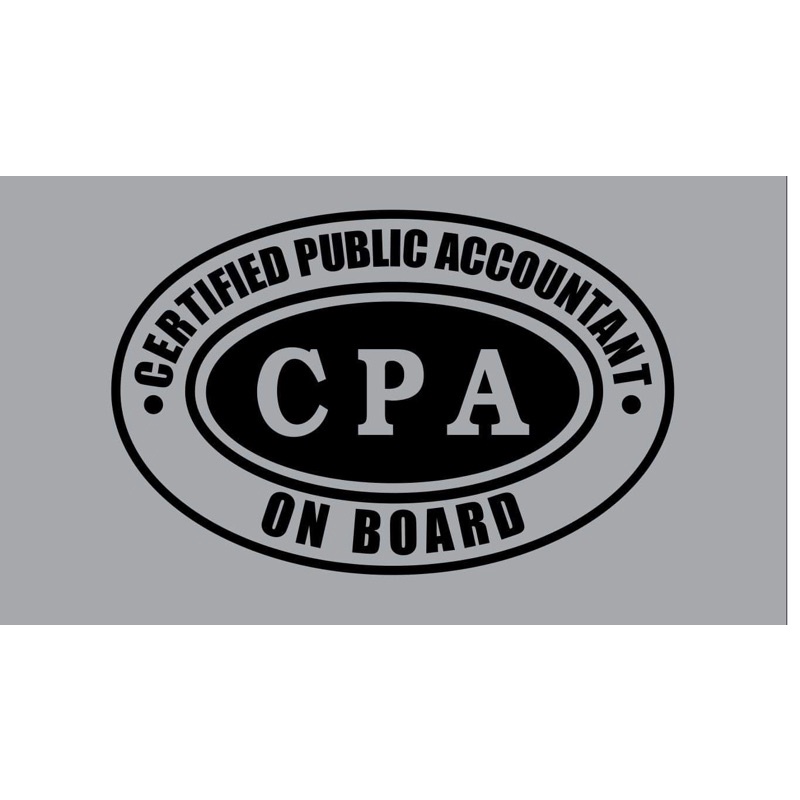 Certified Public Accountant CPA Car Profession Emblem Accessories ...